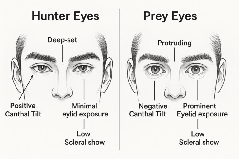 Hunter Eyes: How To Get Them Naturally With Exercises | Mewing.coach