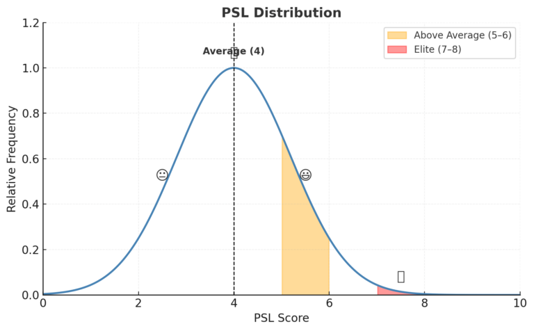 PSL Scale Guide & Free PSL Test | Mewing.coach